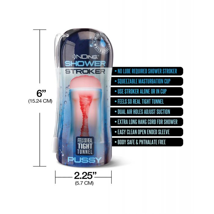 Shower Stroker Pussy - Ivory